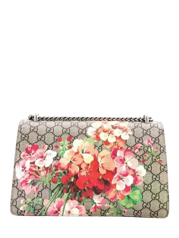 Gucci Dionysus Bag Blooms Print Gg Coated Canvas Small Shoulder Bag - Brown