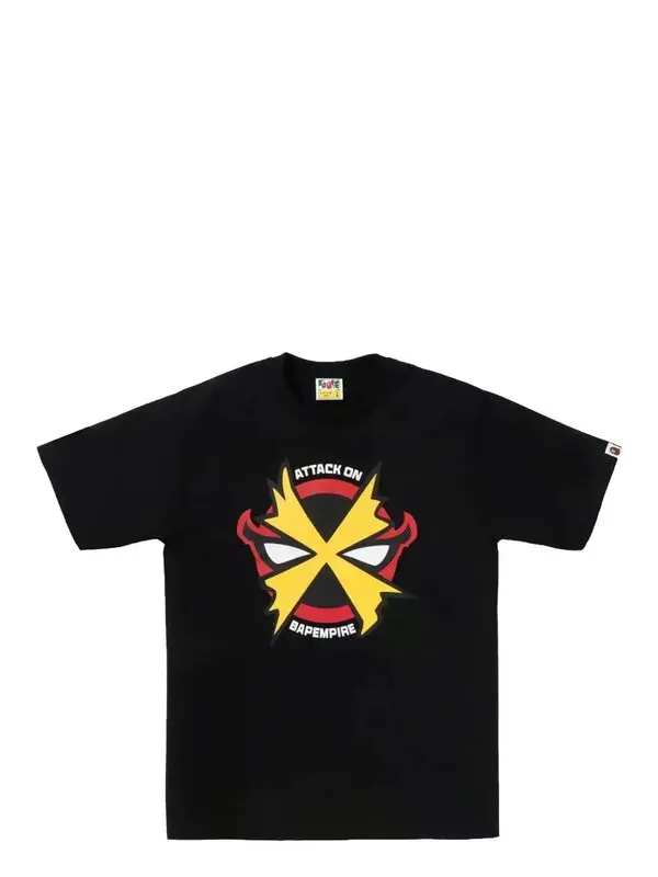 A BATHING APE Bapeman X Graphic-print T-shirt - Black