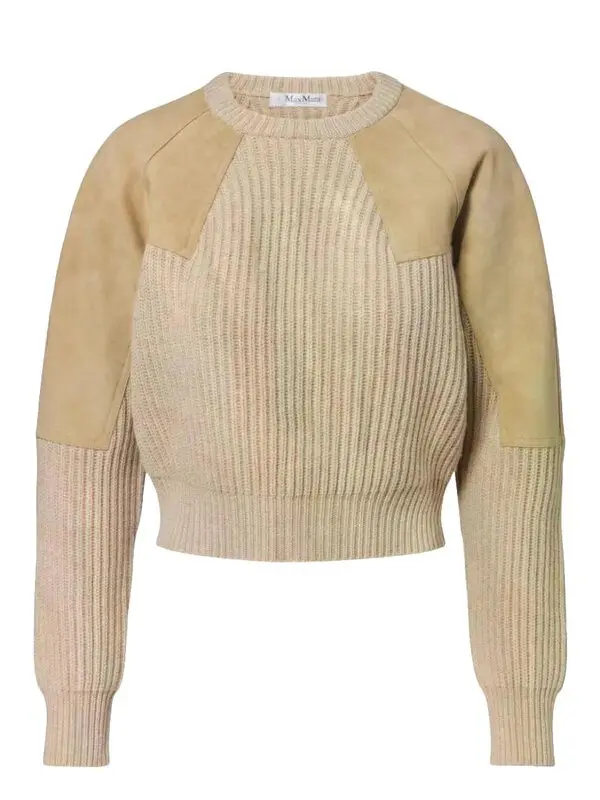 Max Mara Ribbed-knit Sweater - Neutrals