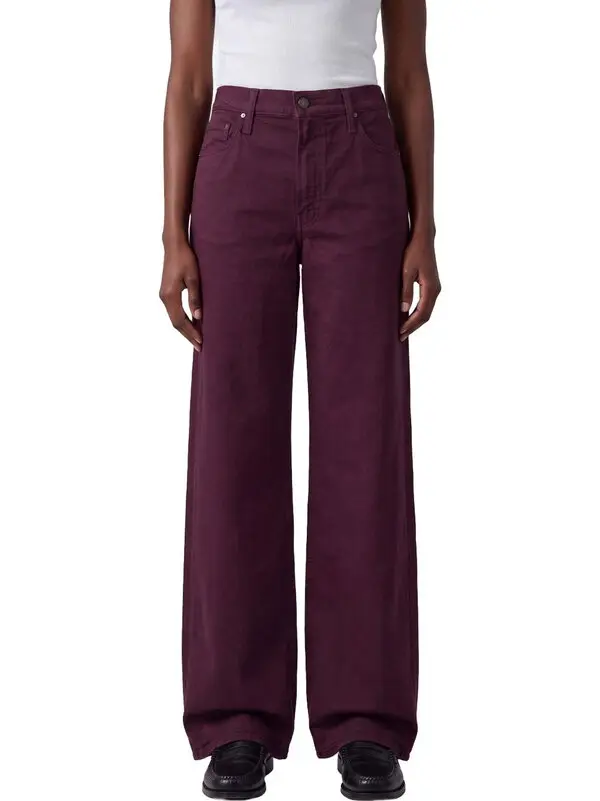 MOTHER Trousers Colour - Violet