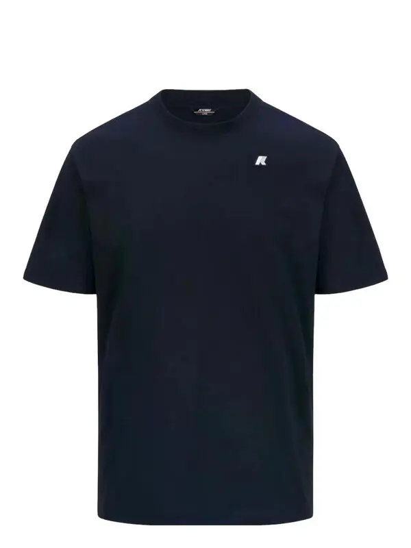 K-WAY Solo Logo-patch T-shirt - Blue