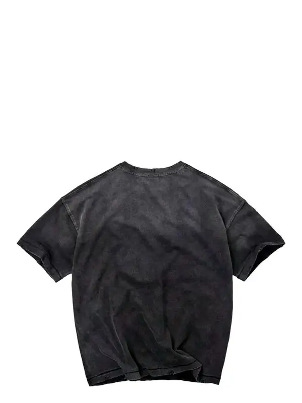 VALE FOREVER Graphic-print Distressed T-shirt - Black