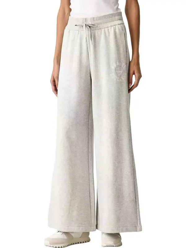 Armani Exchange Logo-embroidered Drawstring Track Pants - Grey