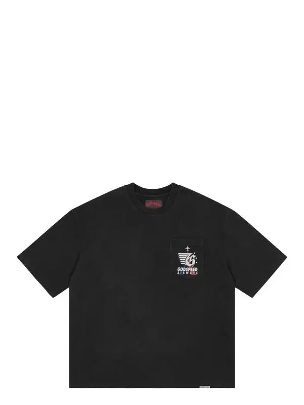 GODSPEED Air Nyc Chest-pocket T-shirt - Black