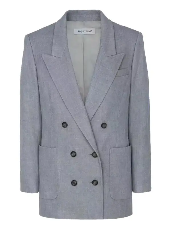 Raquel Diniz Penelope Double-breasted Jacket - Grey