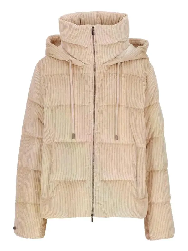 Peserico Quilted Corduroy Jacket - Neutrals