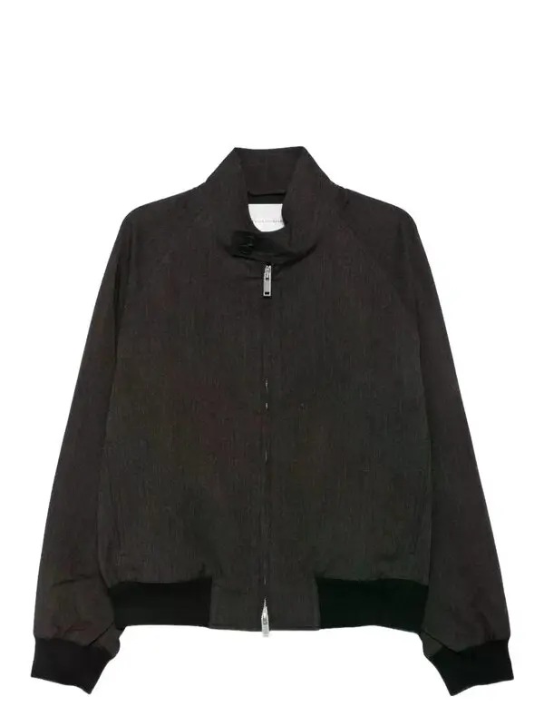 Studio Nicholson High-neck Zip-up Jacket - Grey