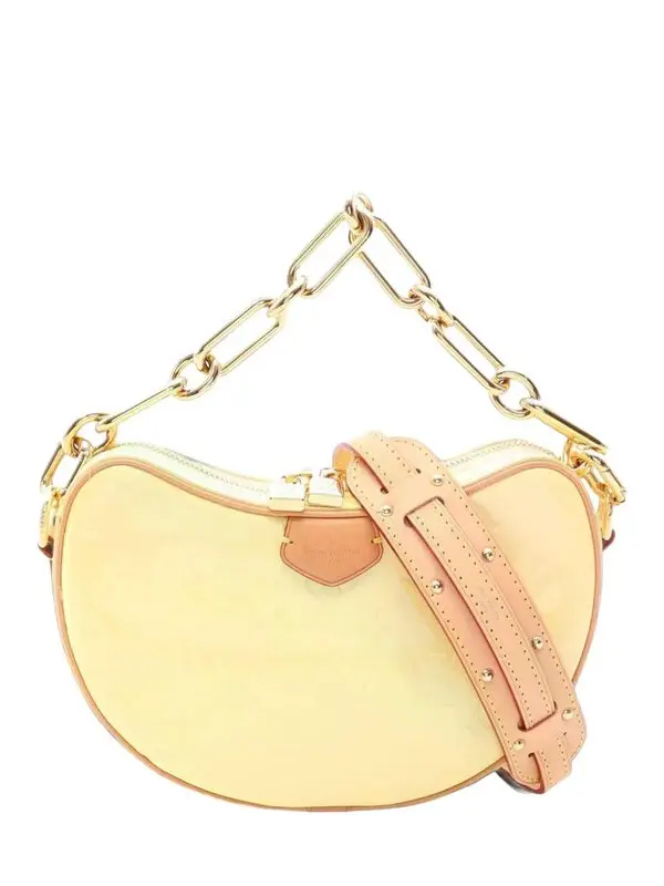 LOUIS VUITTON Croissant Pm Monogram Vernis Mini Shoulder Bag - Yellow