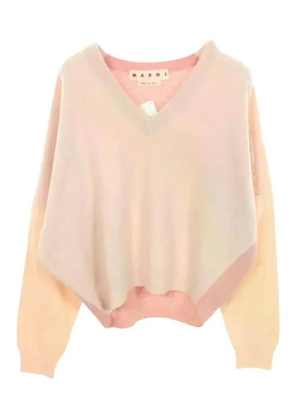 Marni 2010s V-neck Sweater - Pink