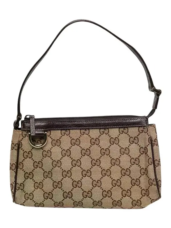Gucci 2000-2015 Abbey D Ring Gg Shoulder Bag - Brown
