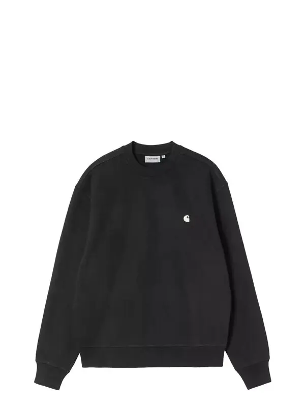 Carhartt Work In Progress Logo-embroidered Sweatshirt - Black