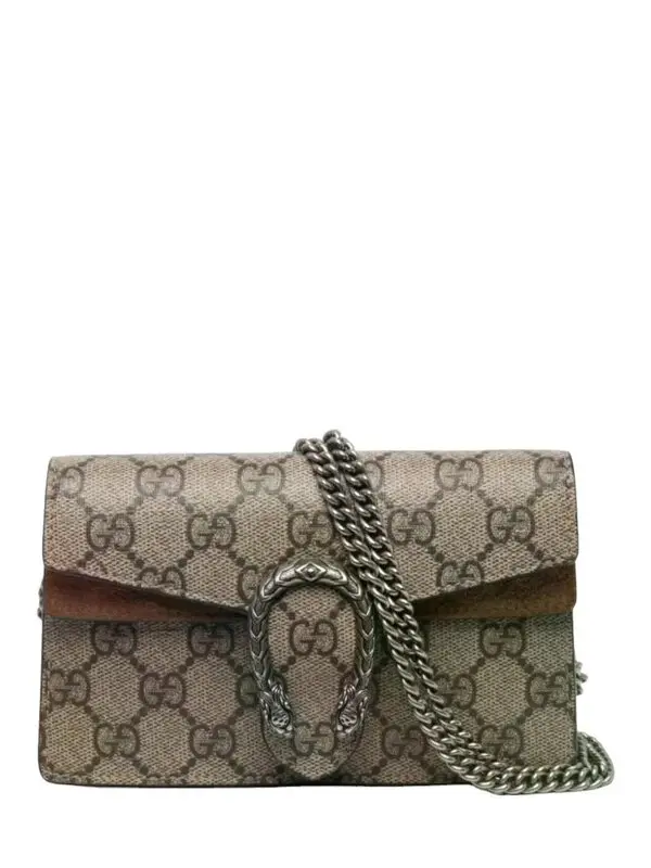 Gucci 2000-2015 Mini Gg Supreme Dionysus Cross Body Bag - Neutrals