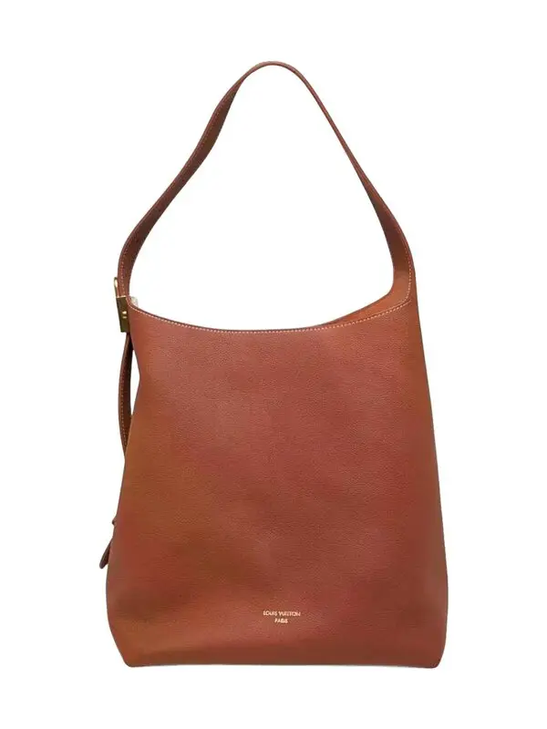 LOUIS VUITTON 2021-2026 Grained Calfskin Low Key Hobo Mm Shoulder Bag - Brown