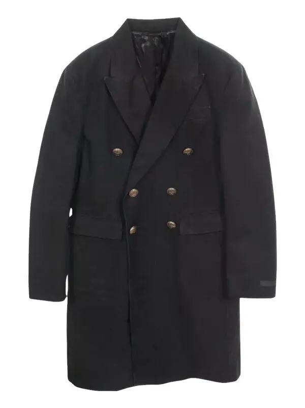 Prada 2010s Double-breasted Coat - Black