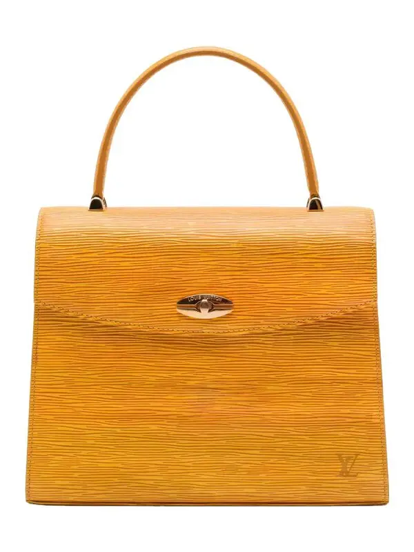 LOUIS VUITTON 1994 Epi Malesherbes Handbag - Yellow
