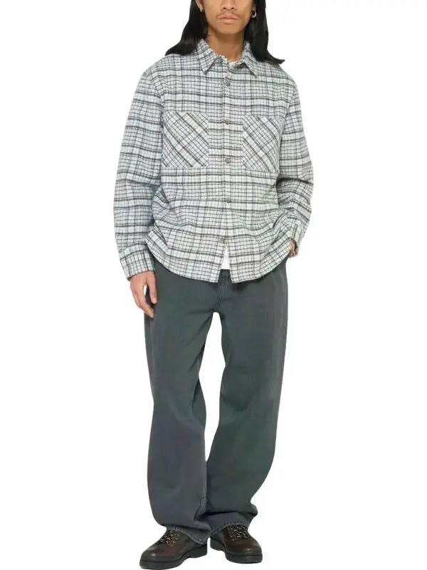 Edwin Julius Check-pattern Shirt - Blue