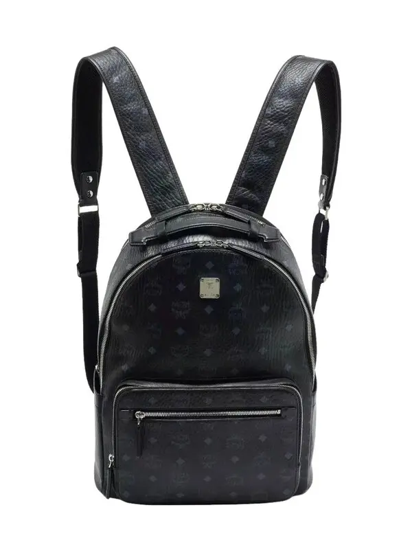 Mcm Medium Stark Visetos Backpack - Black