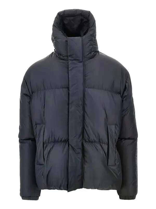 Herno Quilted Hooded Puffer Jacket - Black