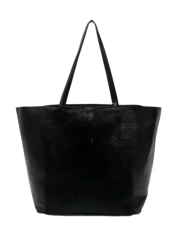TOTEME Roam Goat Hair Tote Bag - Black