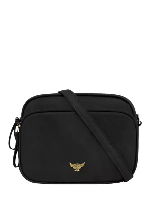 APATCHY LONDON Betty Grained Leather Camera Bag - Black