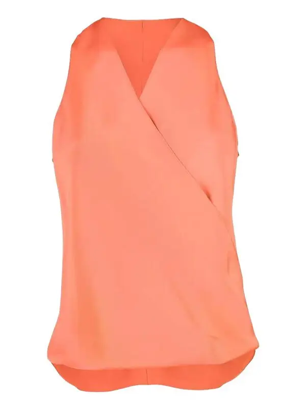 PETER COHEN Wrap Top - Orange