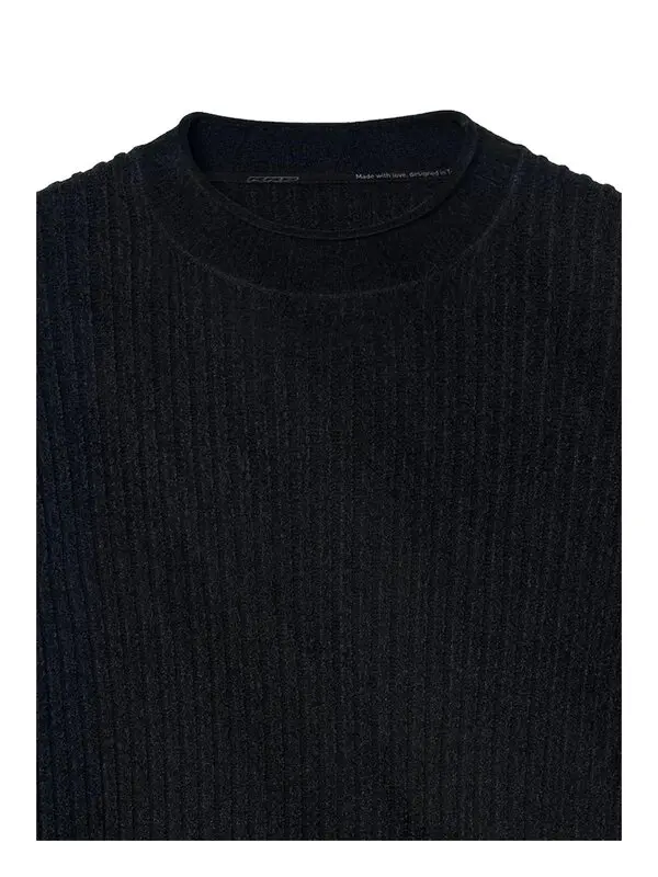 RRD Ribbed-knit Sweater - Black