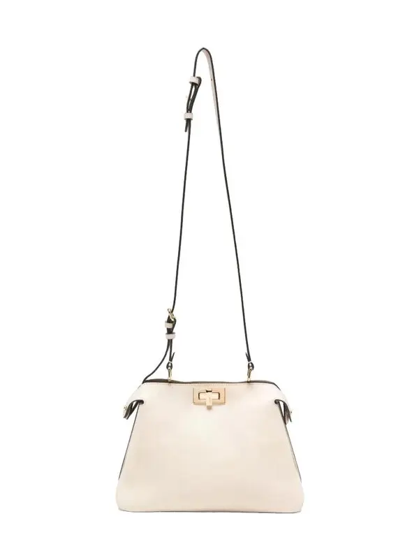 Fendi Small Peekaboo Soft Cross Body Bag - Neutrals