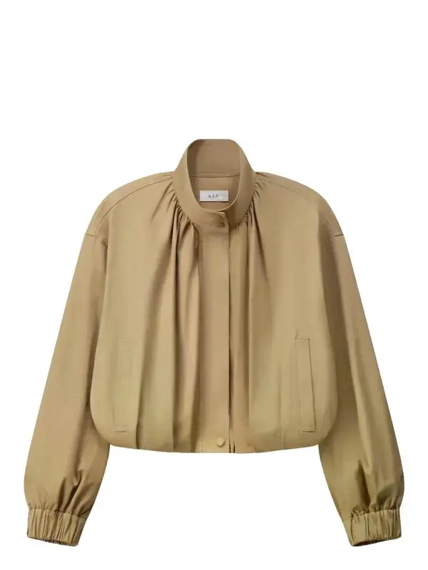 A.L.C. Amelie Gathered Jacket - Neutrals