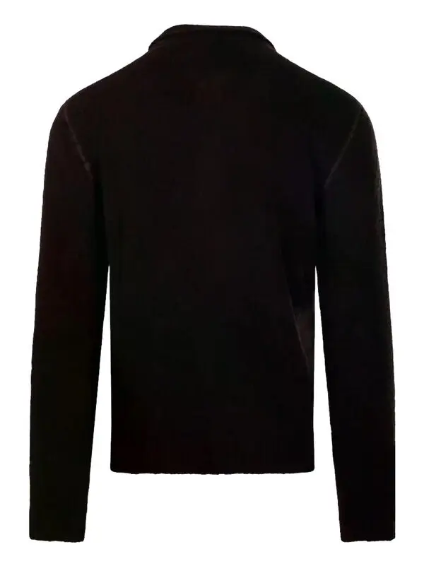 DIANA STUDIO Button-fastening Polo-collar Sweater - Brown