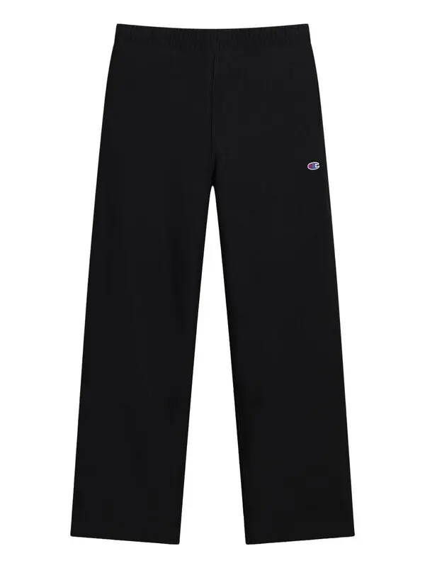 Champion Reverse Weave Wide Leg Sweat Pants - Black