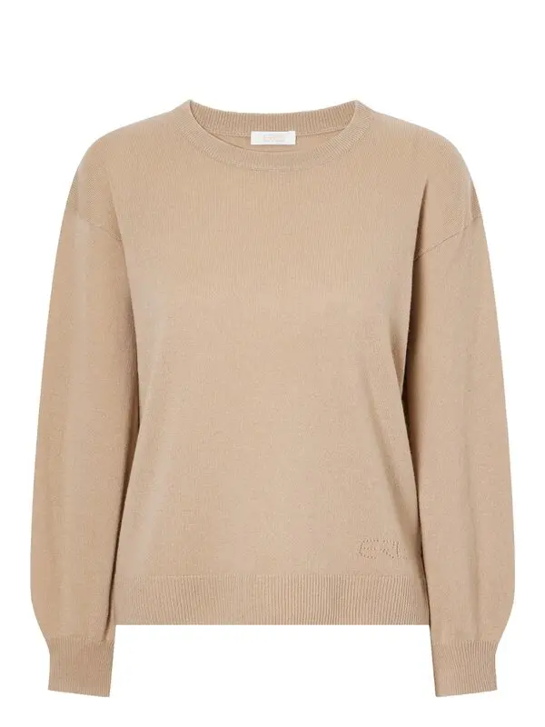 ERES Colorama Maille Famous Wool And Cashmere-blend Sweater - Neutrals