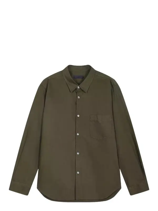 CROQUIS Chest-pocket Shirt - Green