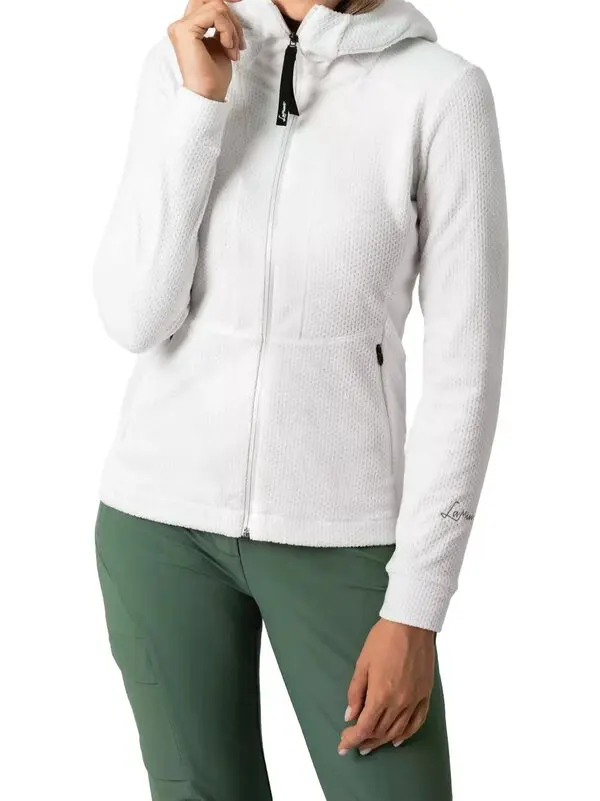 LAMUNT Silvia Zip-up Hoodie - White