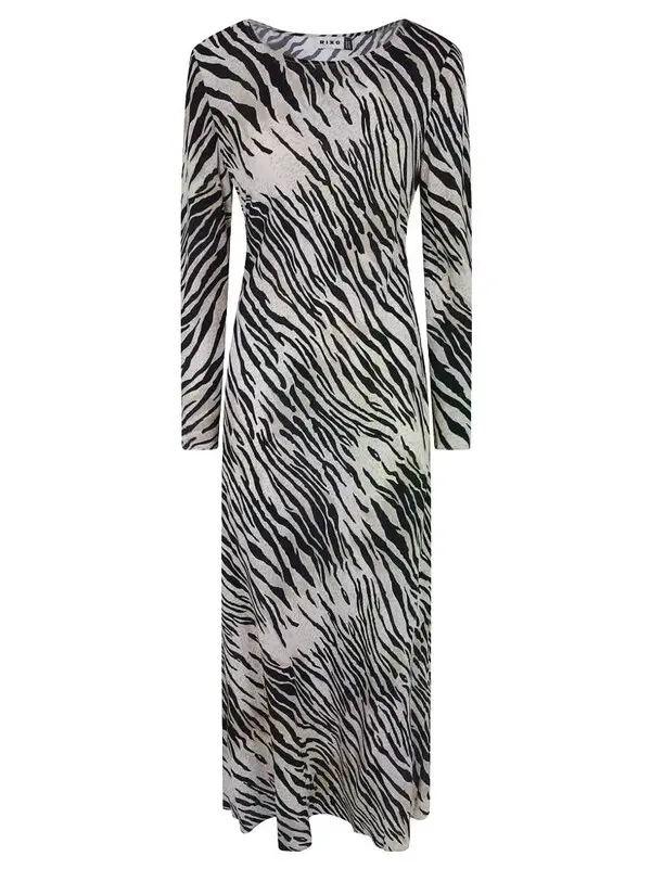 Rixo Amal Midi Dress - White