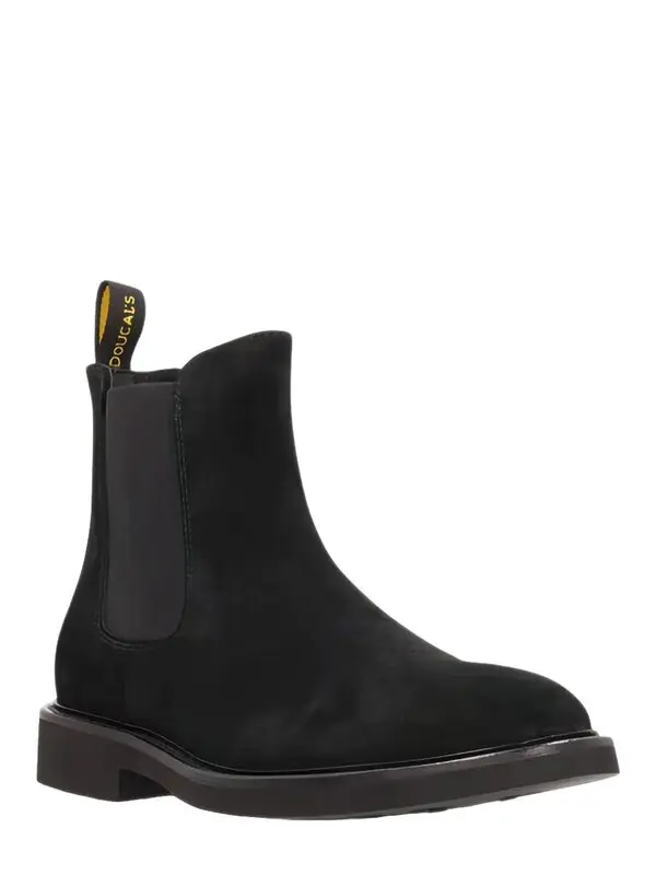 DOUCAL'S Logo-print Chelsea Boots - Black