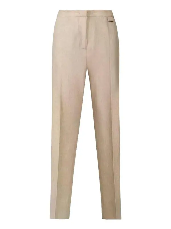 Fabiana Filippi Beaded-trim Tailored Trousers - Neutrals