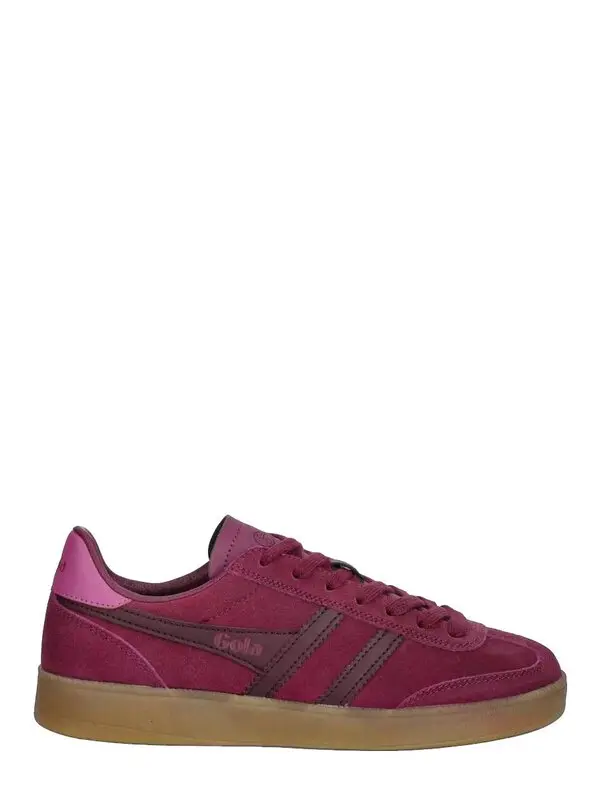 Gola Viper Suede-panelled Sneakers - Red