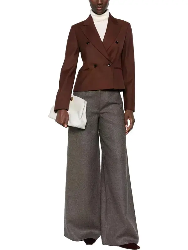 Max Mara Wide-leg Trousers - Grey