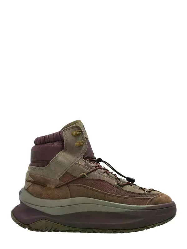 Moon Boot Moon247 Xlace Mid Khaki & Sneakers - Brown