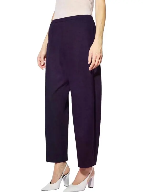 Liviana Conti Joseph High-waisted Cropped Trousers - Blue