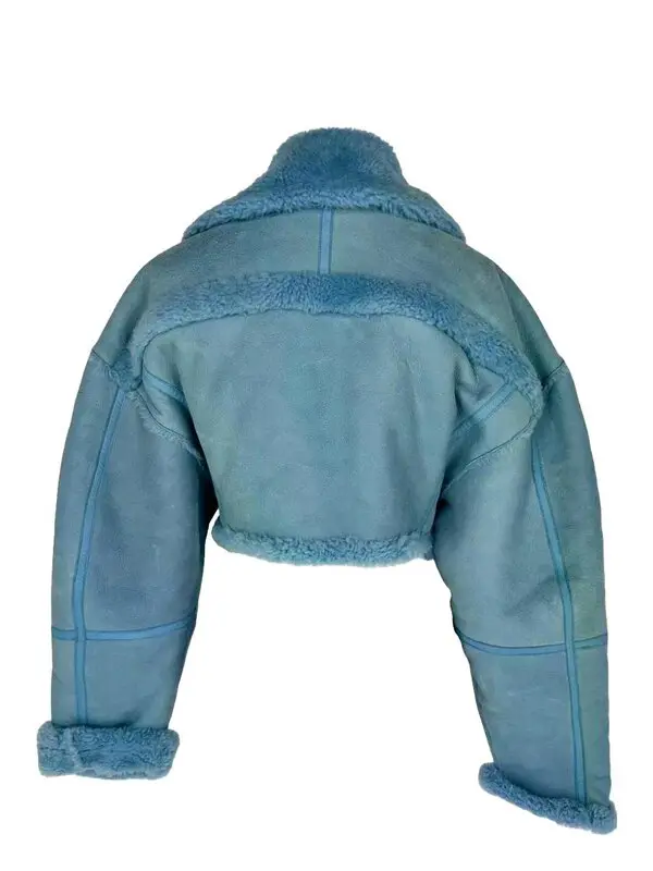 Jacquemus La Veste Paioù Cropped Jacket - Blue