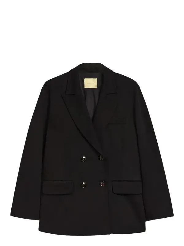 Momoni Lipina Double-breasted Blazer - Black