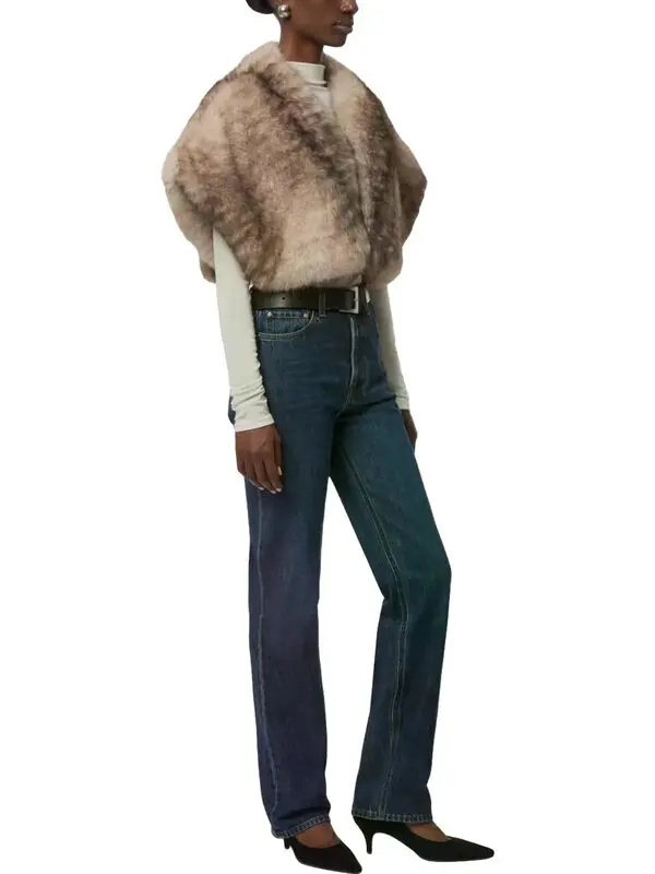 Apparis Devin Faux-fur Shrug Jacket - Grey