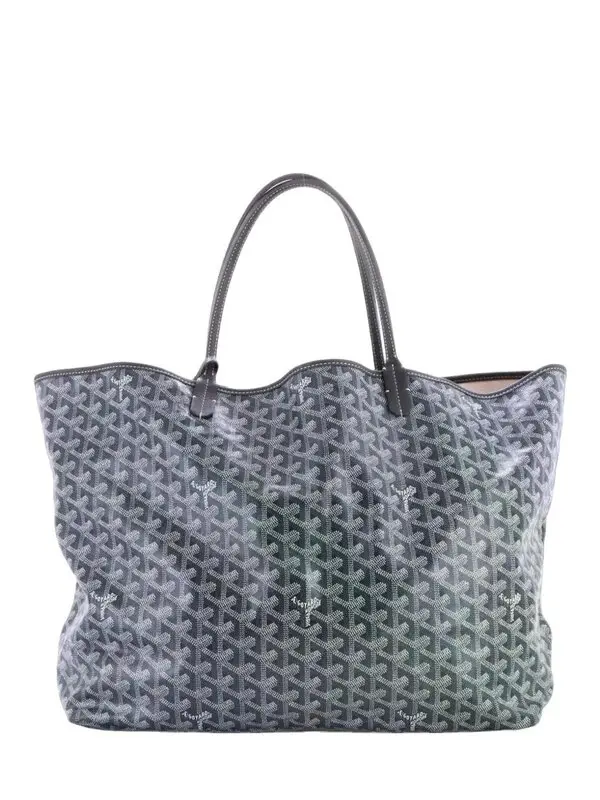 Goyard Saint Louis Coated Canvas Gm Tote Bag - Grey