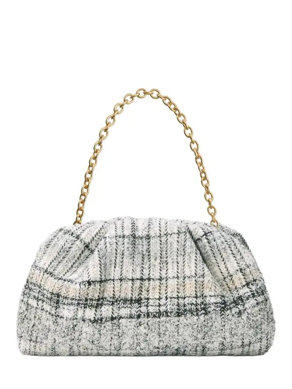 Missoni Large Pouch Bag In Wool Knit - Multicoloured