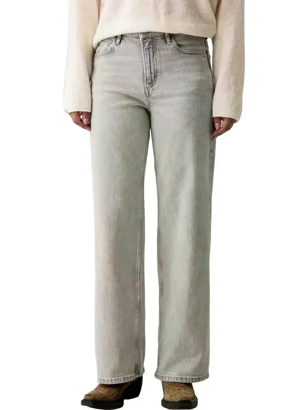 Marc O'polo Tolva Wide-leg Jeans - Grey