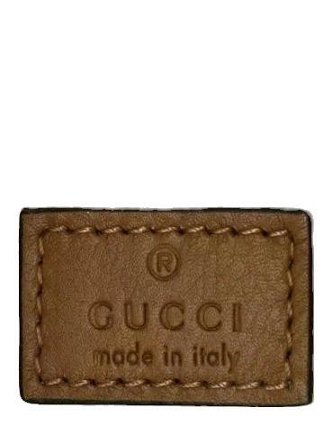 Gucci Bauletto Top Handle Bag Gg Canvas And Leather Small Satchel - Black