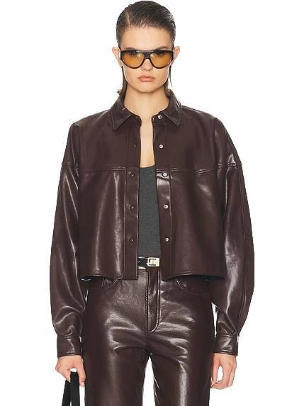 AGOLDE Agnes Shirt - Madera