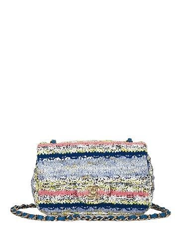 Chanel Tweed Mini Rectangular Flap Bag - Multicolor