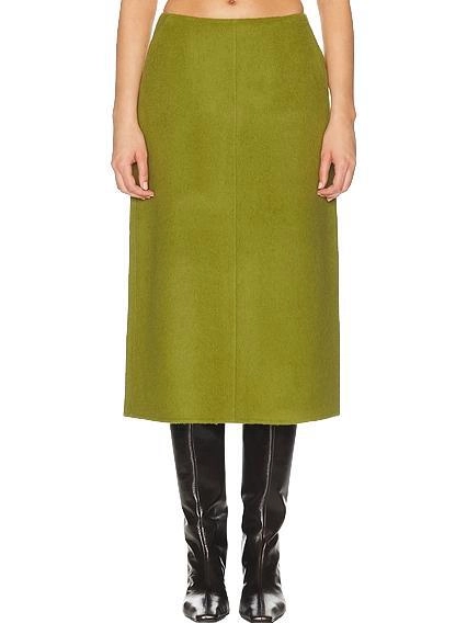 Cult Gaia Lazuli Skirt - Chive